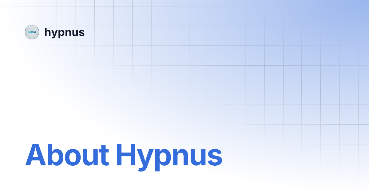 About Hypnus | hypnus